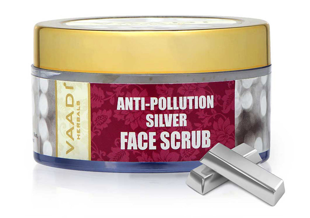 Silver Face Scrub - Pure Silver dust & Fenugreek (50 gms) – Vaadi ...